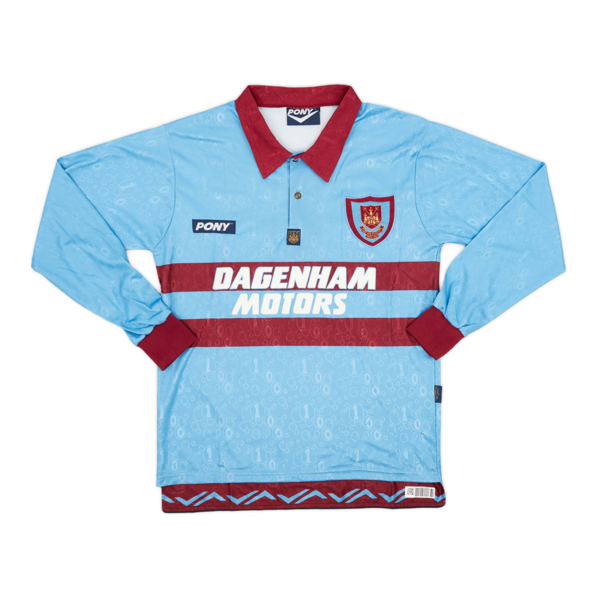 1995-97 West Ham United FC Long Sleeve Away Kit – Futgy